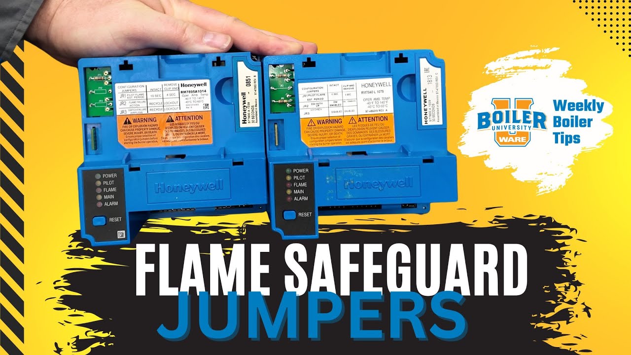 The Role of Jumpers on Flame Safeguards - Weekly Boiler Tips - YouTube