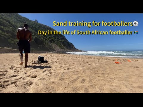Day In The Life Of A South African 🇿🇦 footballer | Sand training ...