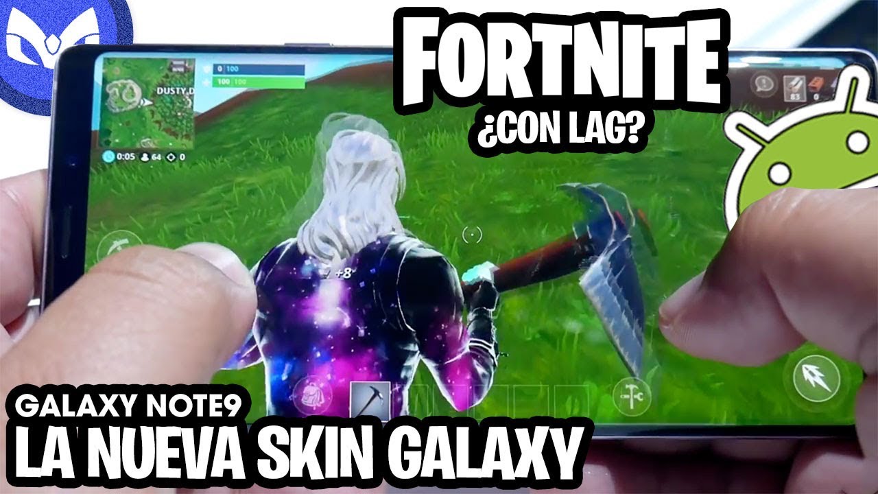 ASI ES FORTNITE EN GALAXY NOTE 9 - PRIMERA VEZ EN ANDROID - YouTube