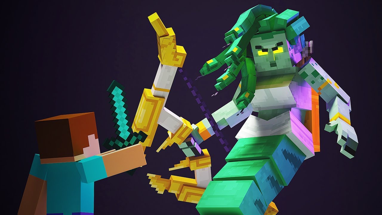 MEDUSA! #minecraft [Mythicmobs x Modelengine] - YouTube