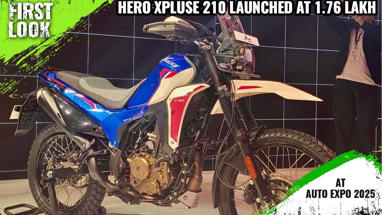 Hero Xpulse 210 Launched At Bharat Mobility Expo 2025 - Price From 1.76 ...