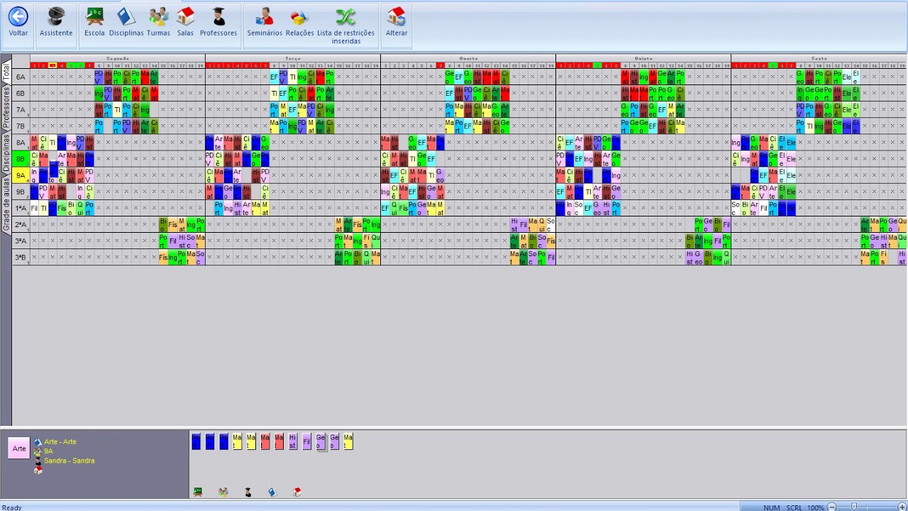 Criação Horário Asc Time Tables - YouTube