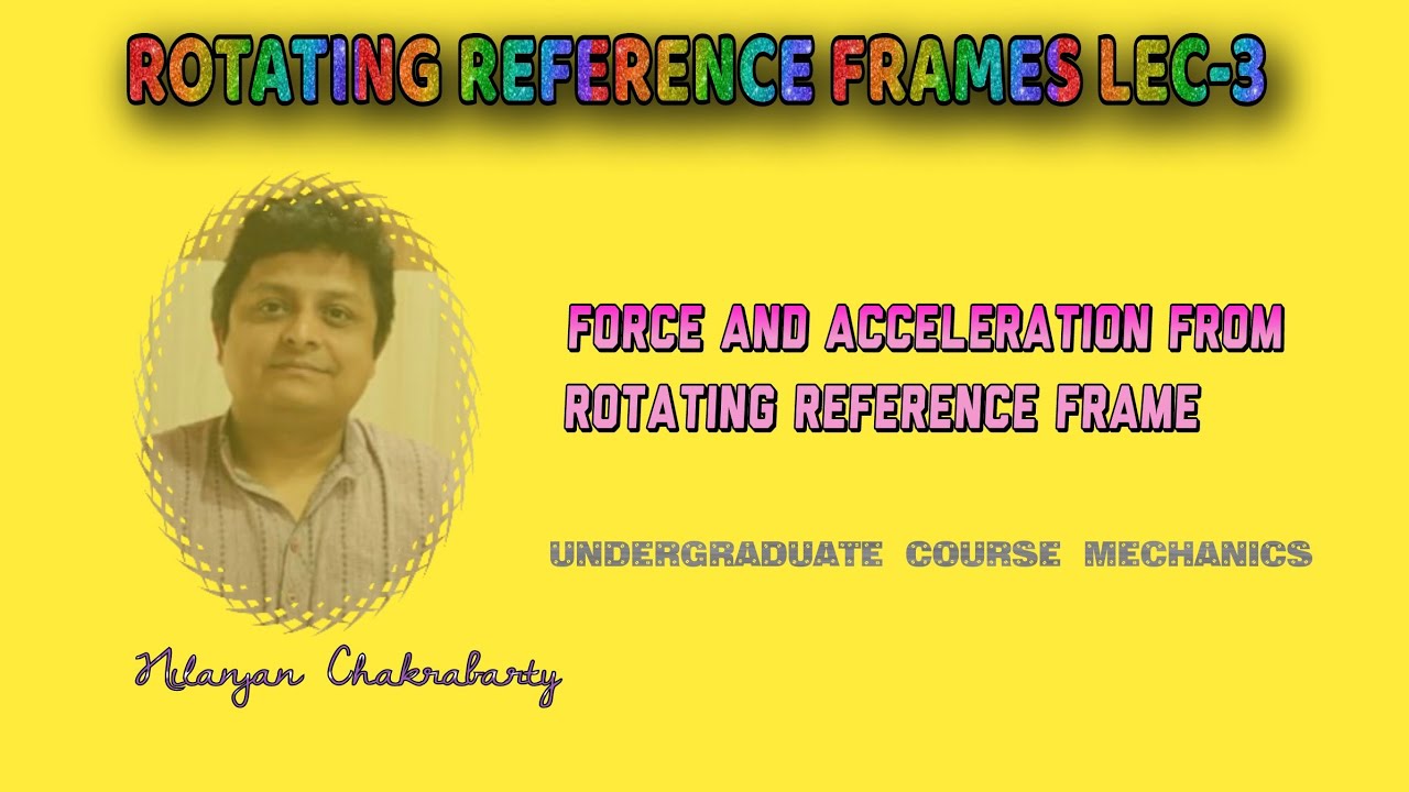 Rotating Reference Frames-3 | Acceleration from different frames - YouTube