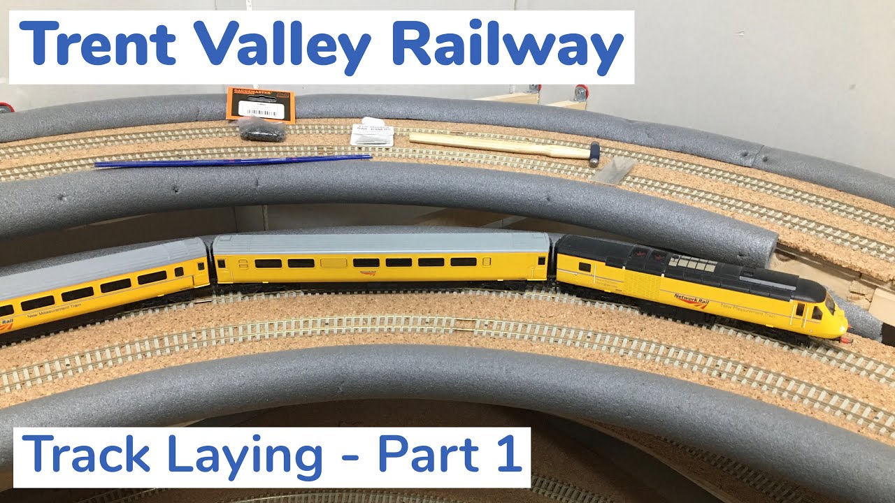 Track Laying for Model Railway - Part 1 ~ Trent Valley Railway #64 ...