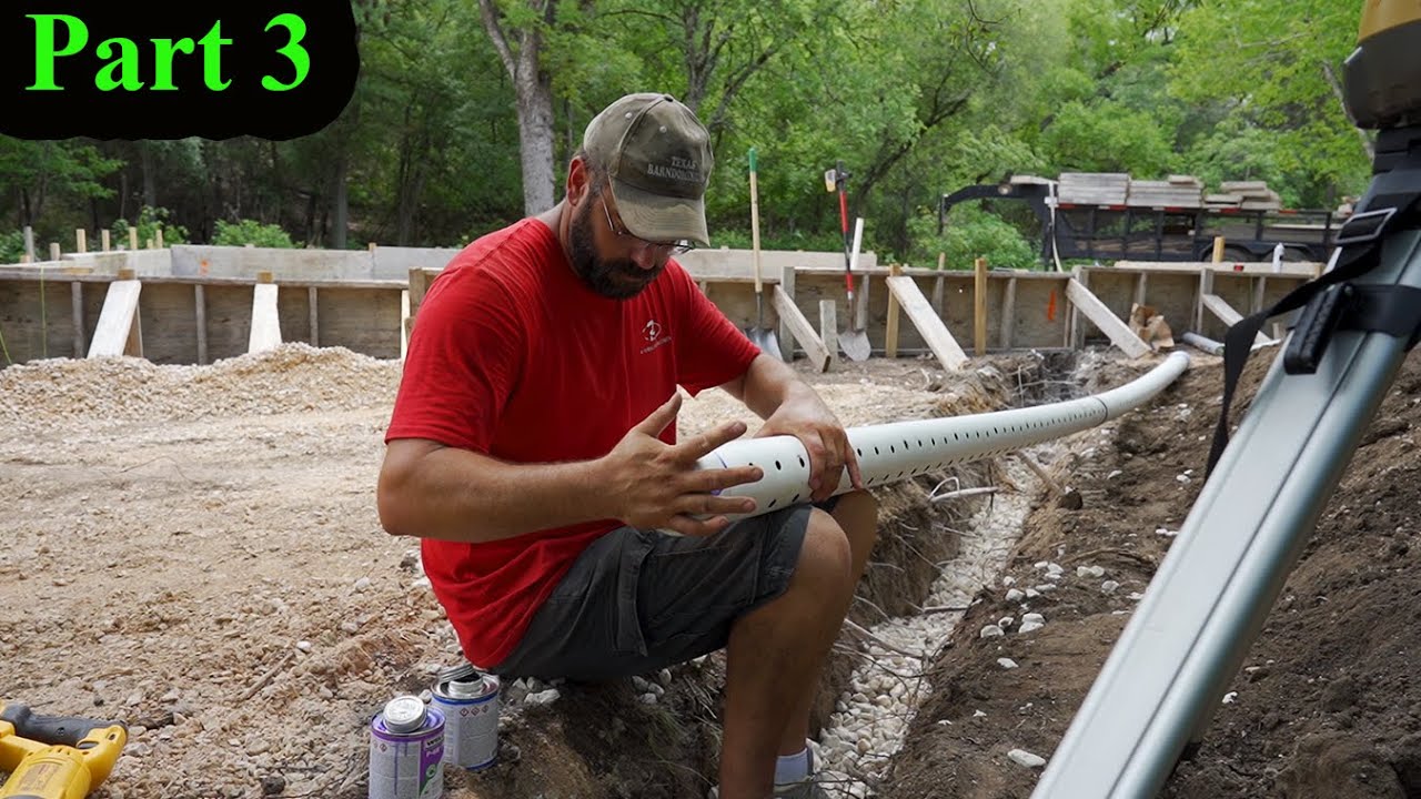 Plumbing drain lines | Demolition Ranch Headquarters 3 | E66 S3 - YouTube