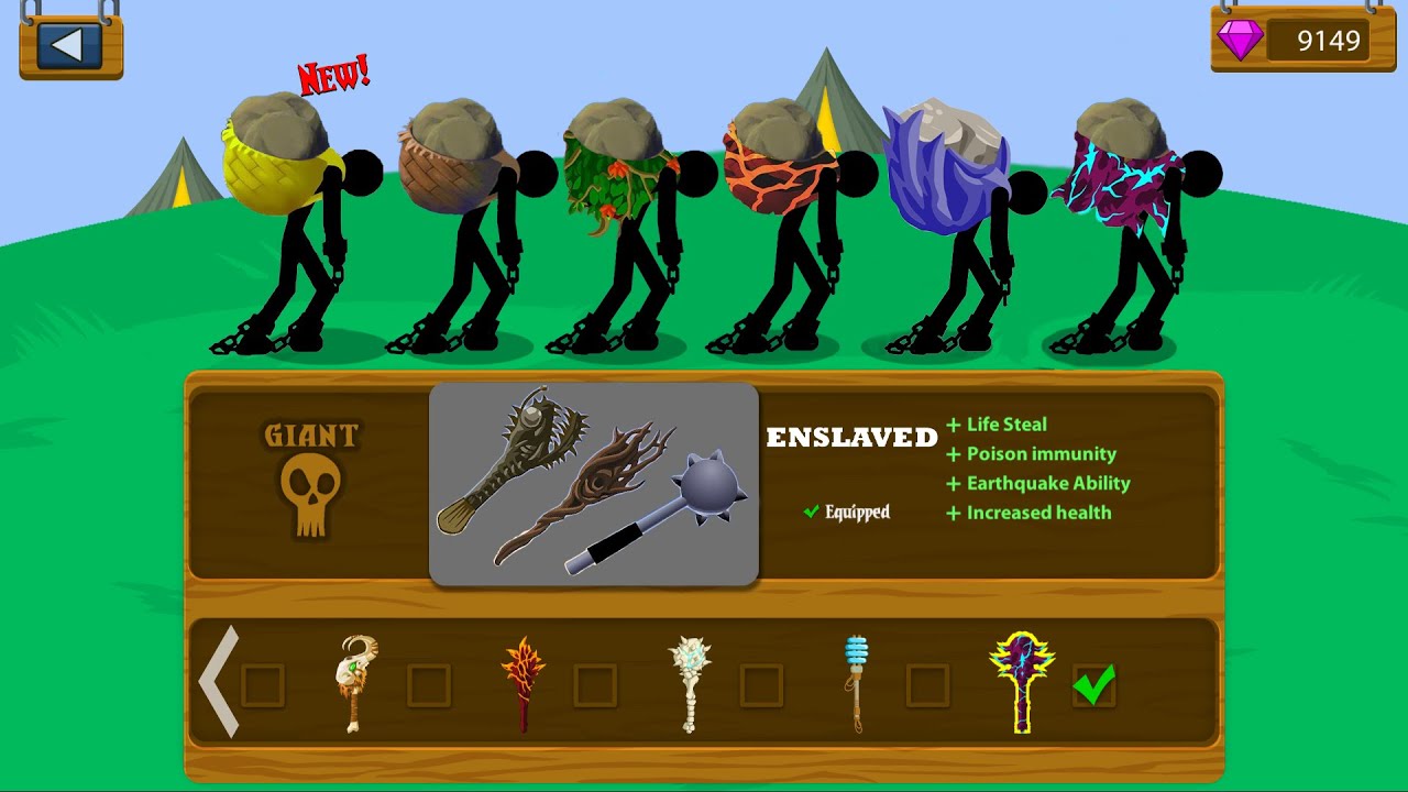 Big New Update All Skin Giant Enslaved Max Level x999999999 Power ...