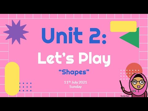 ENGLISH YEAR 1 (UNIT 2: Let's play!) "Shapes" - YouTube