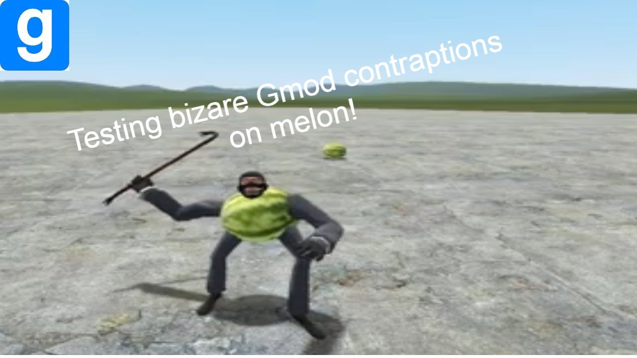 Testing bizare Gmod contraptions on Melon! - YouTube