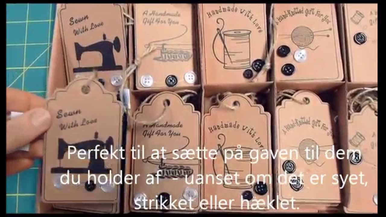 Gavemærker til patchwork, strik og hækkel fra HANNES patchwork - YouTube
