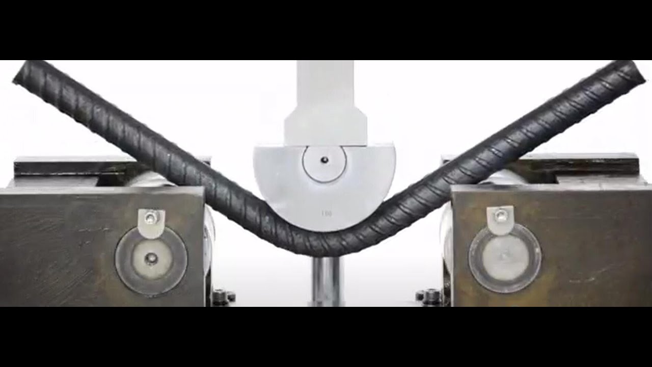 cold bending test machine bending roller - YouTube