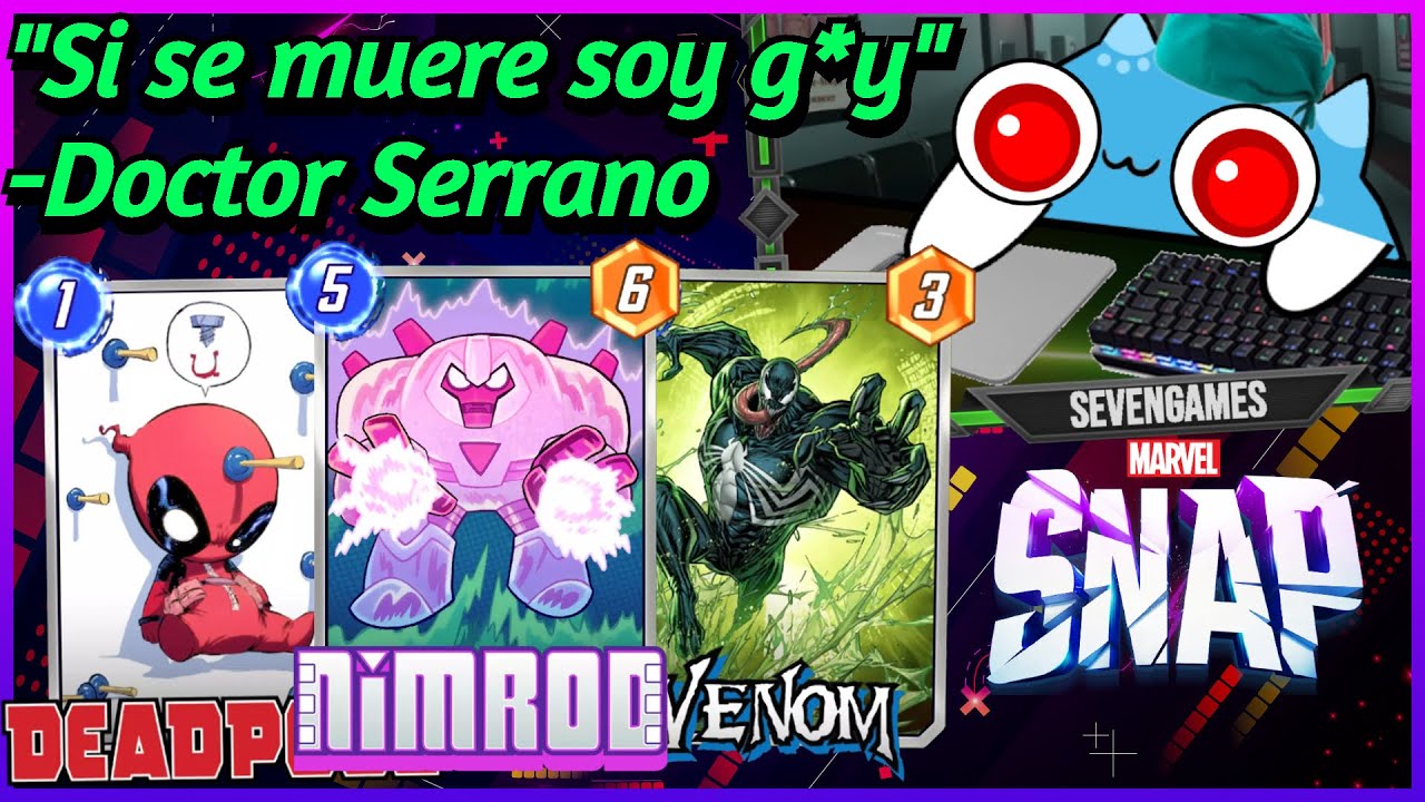 EL INCREÍBLE DOCTOR SERRANO CESÁREA / Destroy Venom Daken Deck / Marvel ...