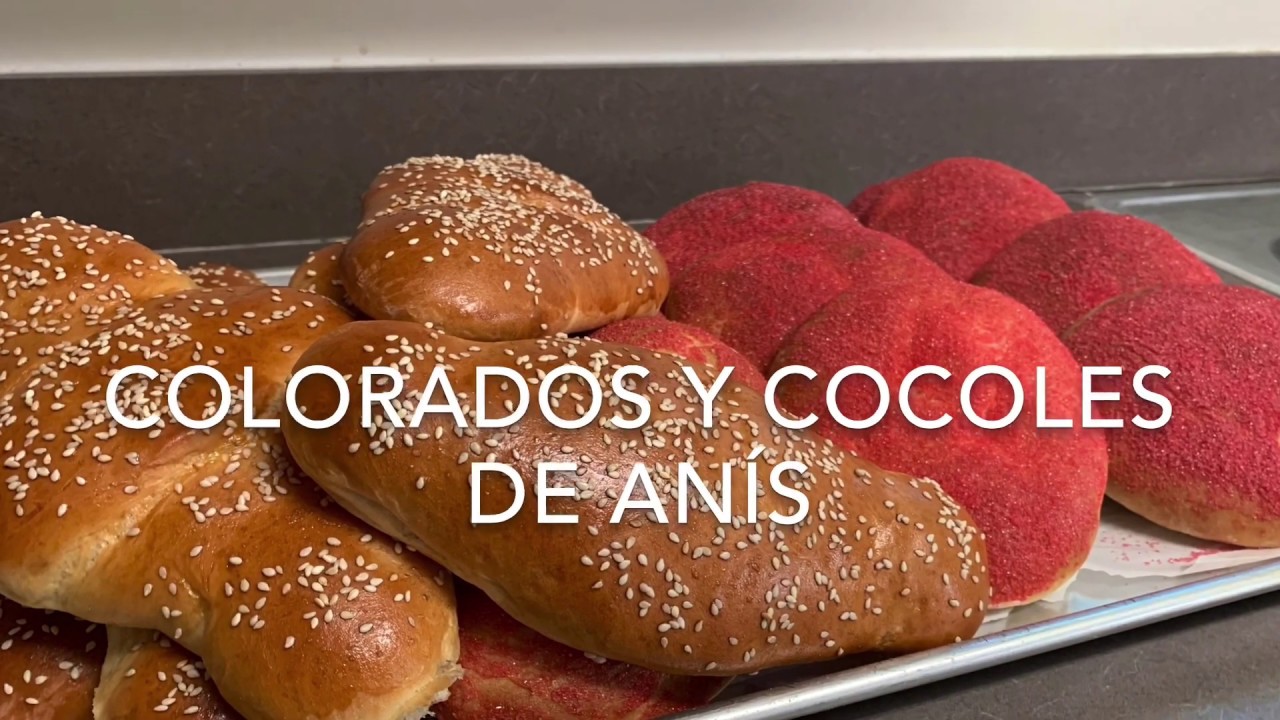 Panes colorados y cocoles de anís caseros fácil de hacer - YouTube