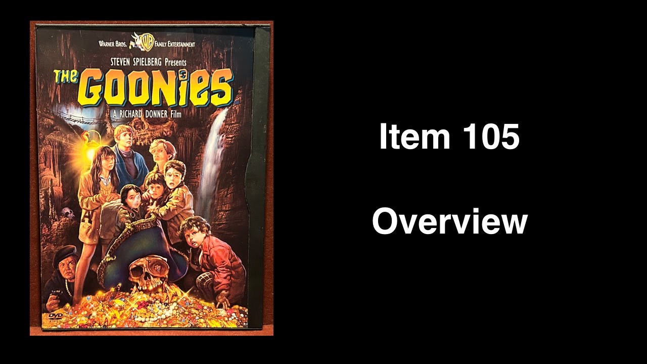 Item 105: The Goonies (1985) DVD Widescreen Letterbox Snapper Case 2001 ...