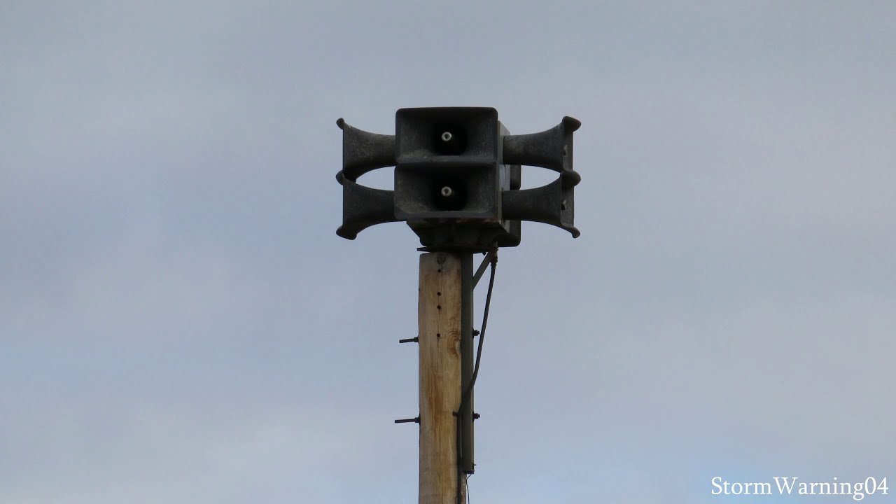 ASC Alertronic AL-4000 Siren Test - New Rochester, OH 12/5/20 - YouTube