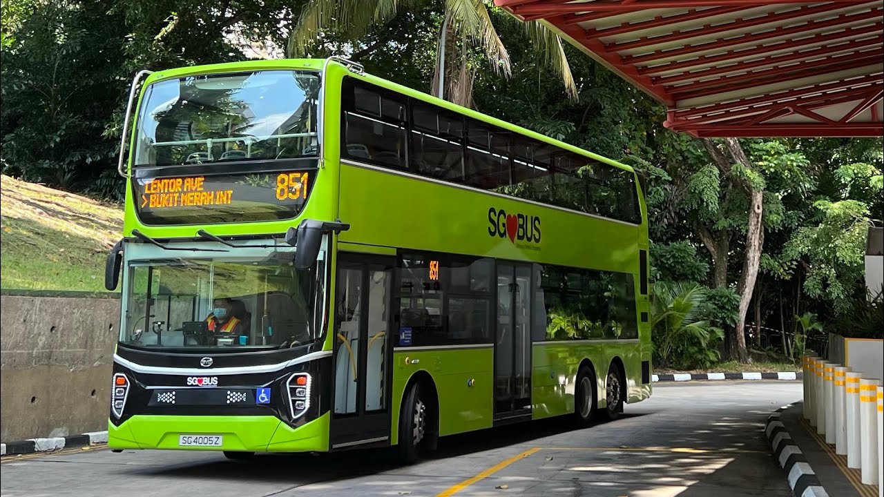 SBS Transit BYD K9RC Electric Double Decker - SG4005Z - YouTube