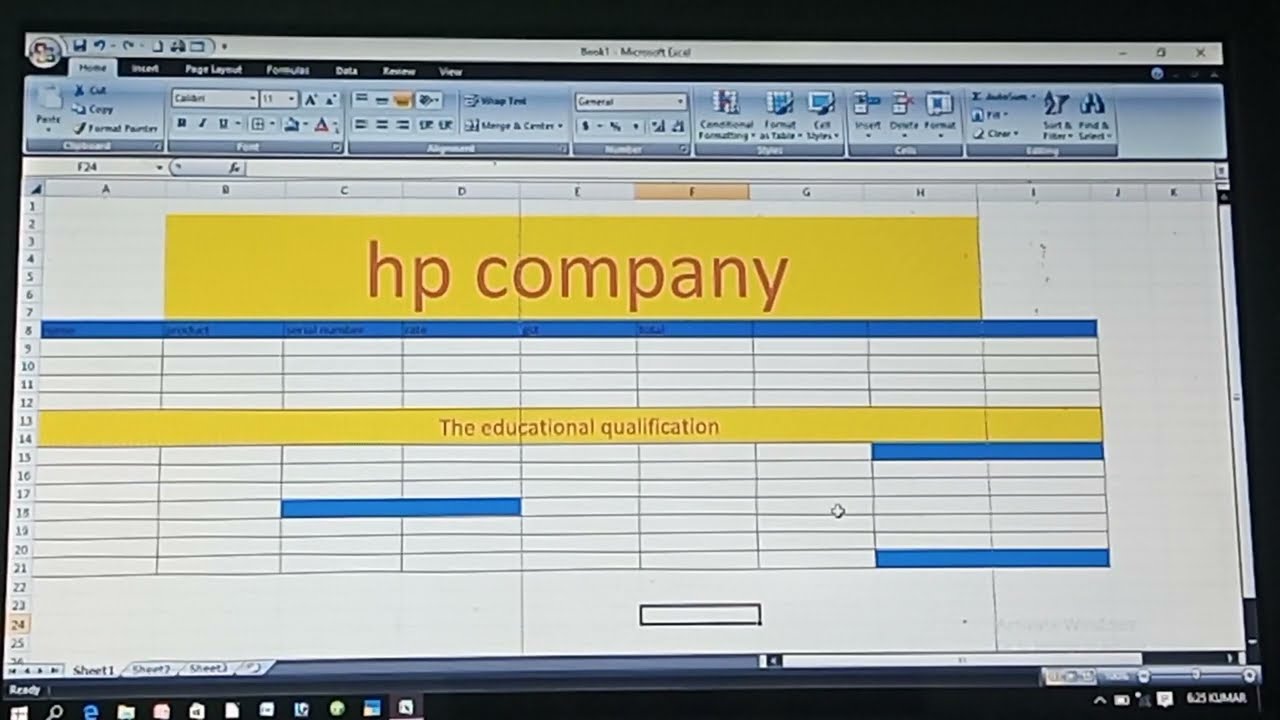 How To Create Data Table Format In Excel learncomputerbynavinsir How To Create Data Table Format In Excel learncomputerbynavinsir