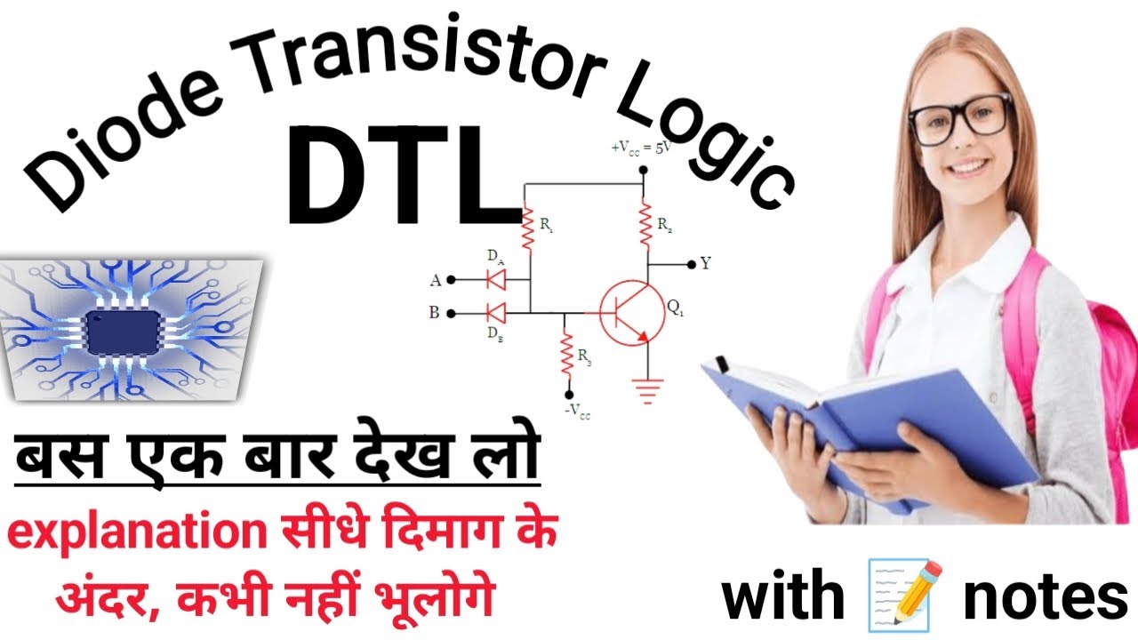 DTL(diode transistor logic) in digital electronic l digital circuit l ...