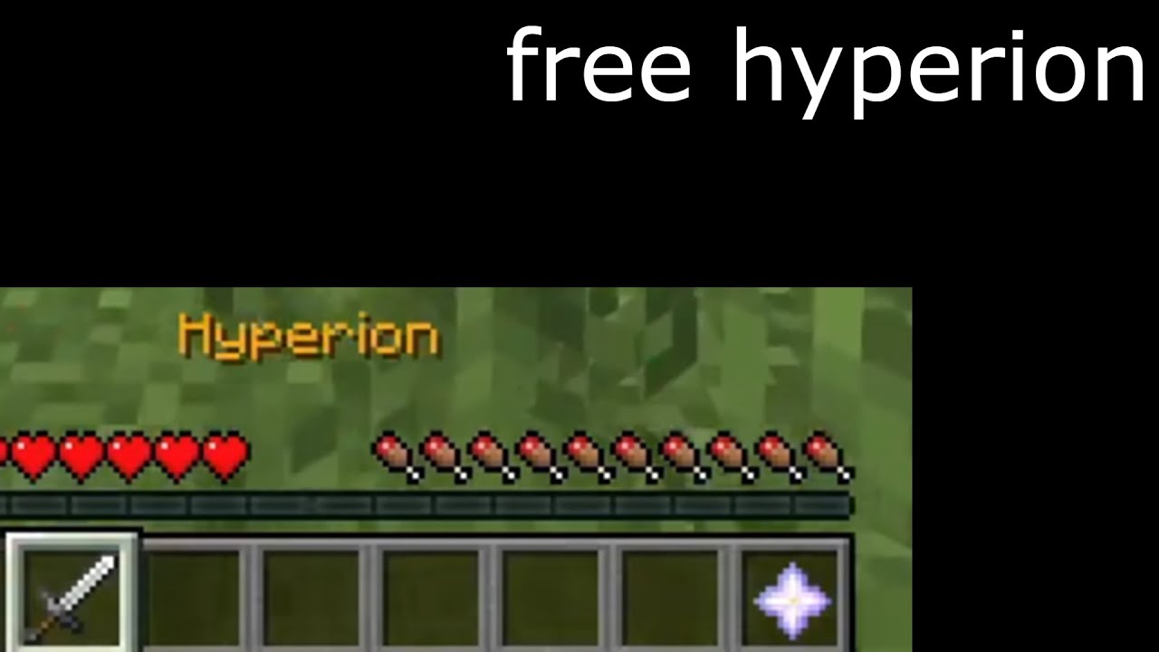 how to get free hyperion in hypixel skyblock - YouTube