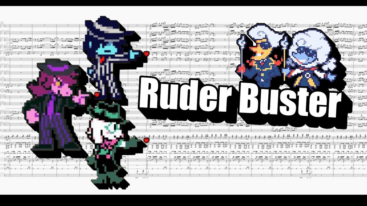 Ruder Buster – DELTARUNE | HQ Sheet Music - YouTube