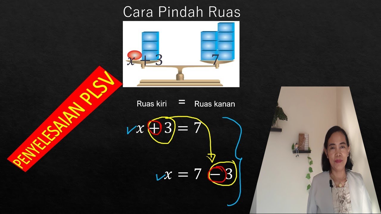 Penyelesaian PLSV - Metode/Cara Pindah Ruas - YouTube