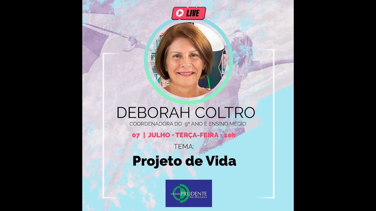 Deborah Coltro - "Projeto de Vida" - Live 07/07/2020 - YouTube