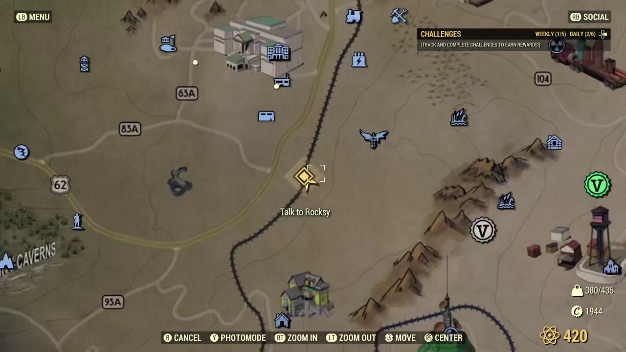 Fallout 76 Rocksy gone walkabouts? - YouTube