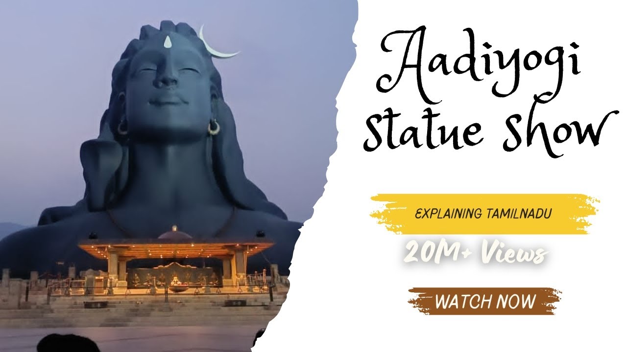 adiyogi statue show full video - YouTube