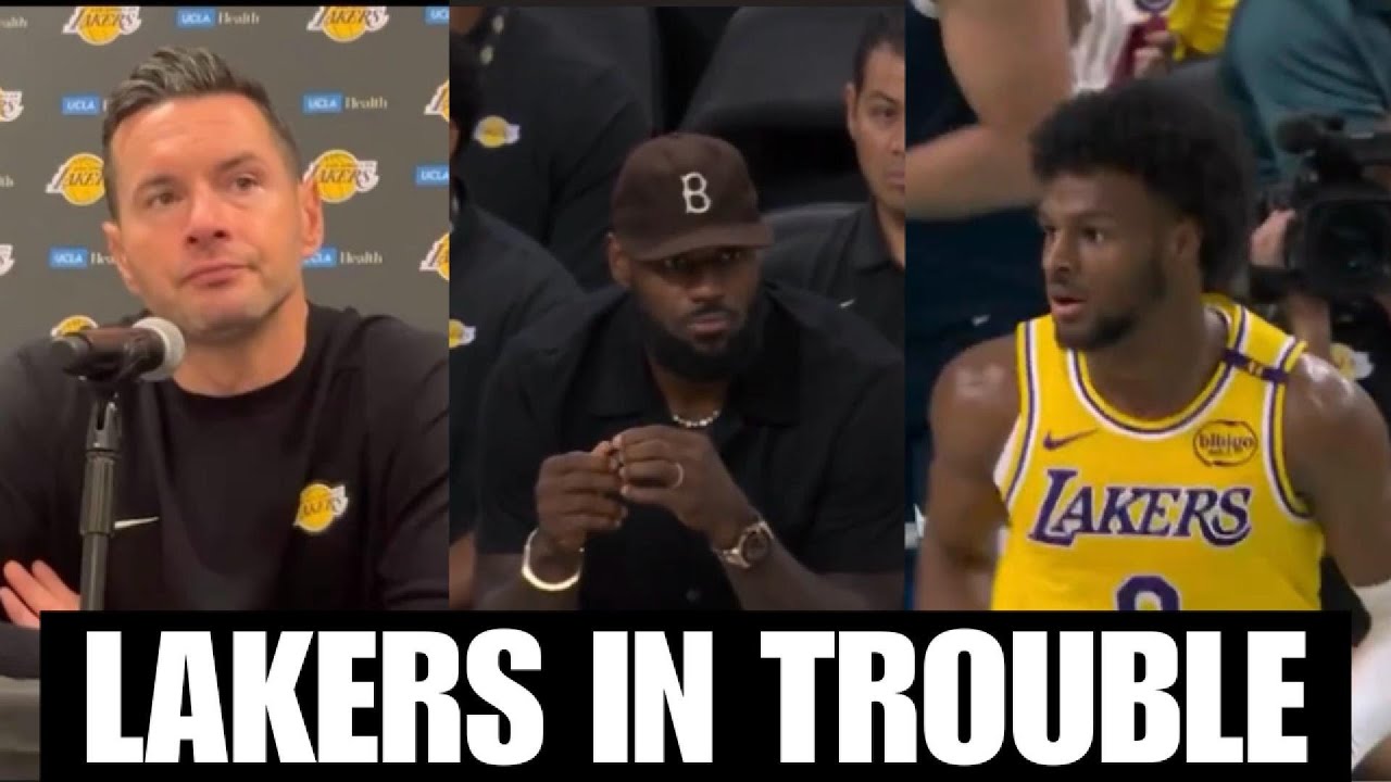 JJ Redick TAP DANCING For Bronny James! Lakers in Trouble - YouTube