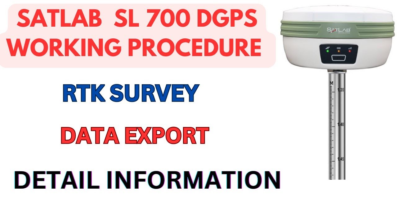 Satlab sl700 gnss receiver I how to set Satlab sl700 Dgps I Satlab ...