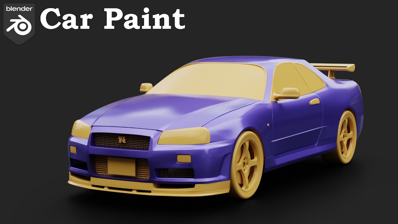 How To Make Car Paint | Blender Tutorial - YouTube