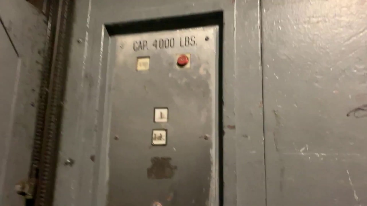 Vintage Armor Freight Elevator at an Undisclosed Location - YouTube