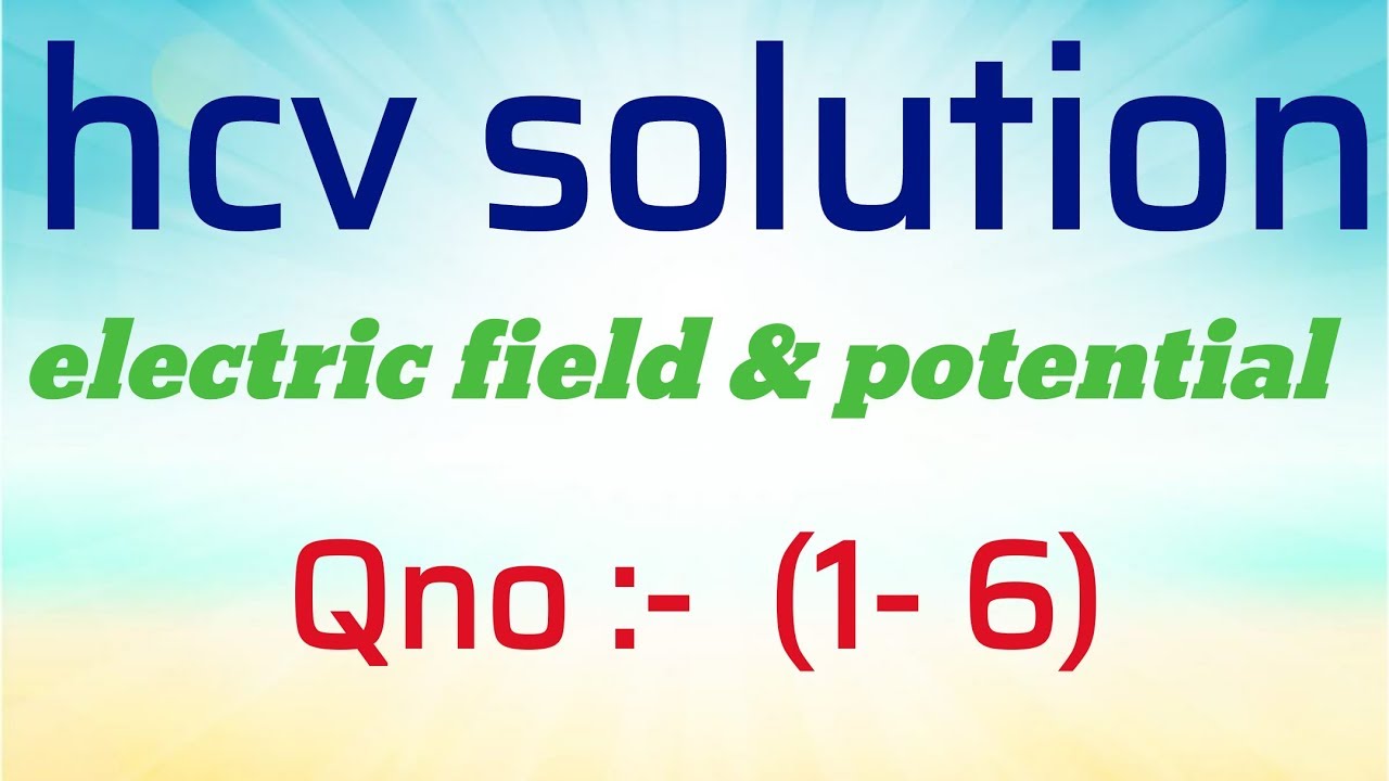 Hcv solution of ch- 29 Q (1 to 6) - YouTube