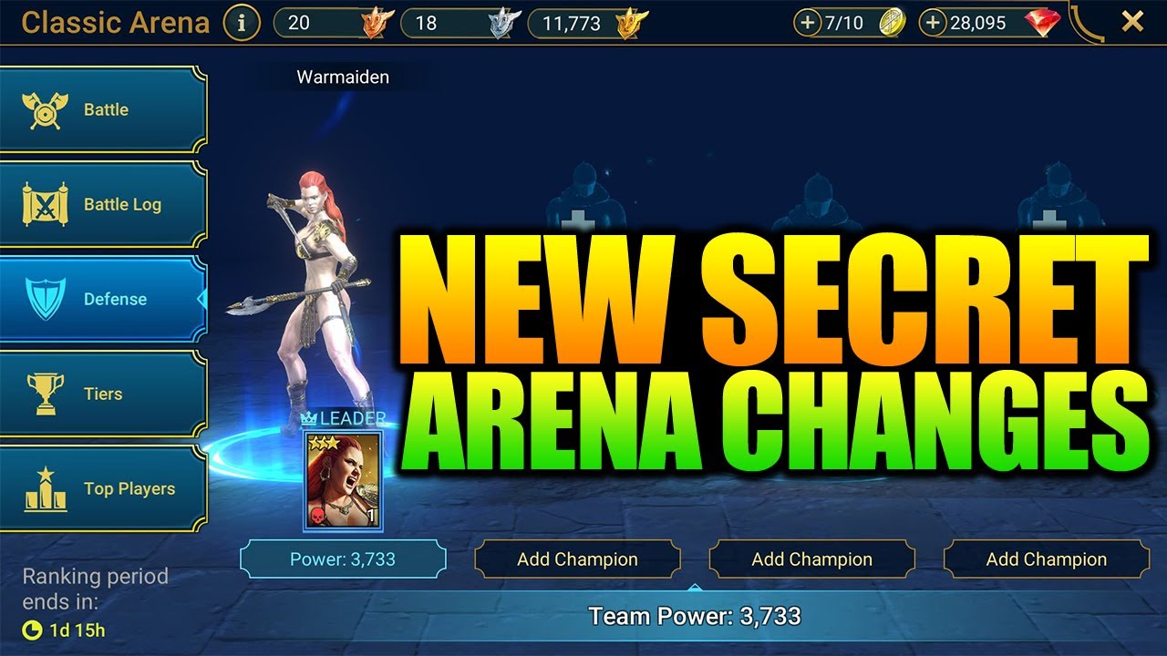 PLARIUM DOESN'T WANT YOU TO KNOW THIS!! THEIR NEW SECRET ARENA CHANGE ...
