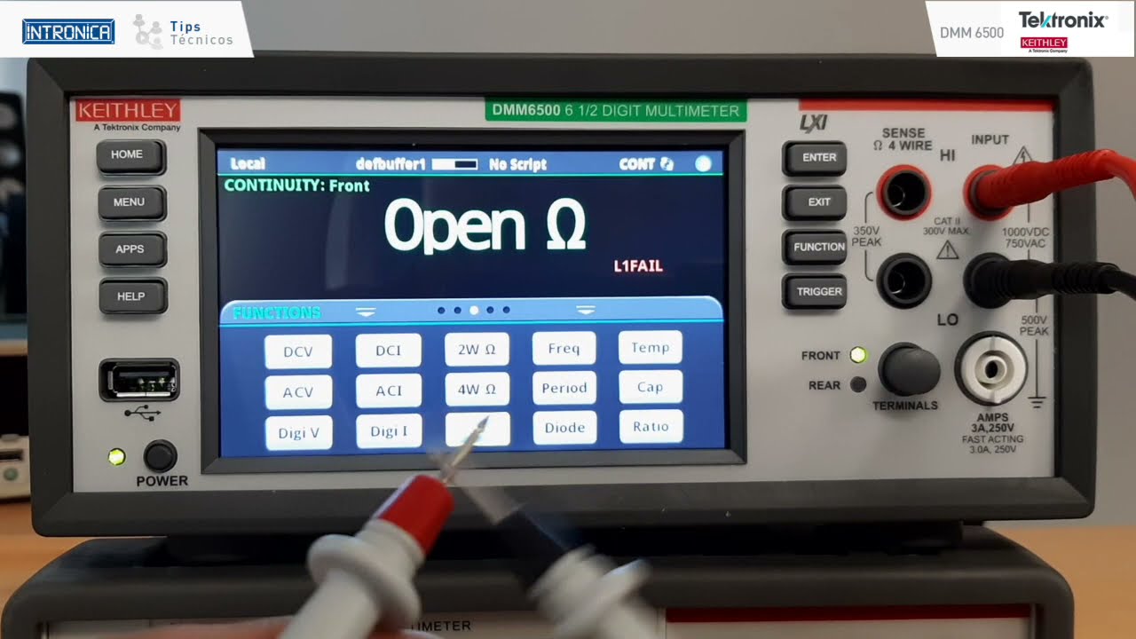 Conoce en detalle el Multímetro de banco Keithley DMM6500: video ...