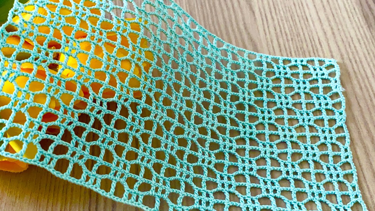 How to Make a Very Stylish and Fantastic Crochet Net Blouse, Tunic and ...