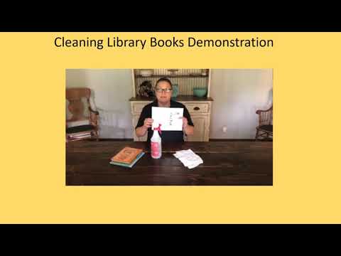 Libraray Cleaning Books Video - YouTube