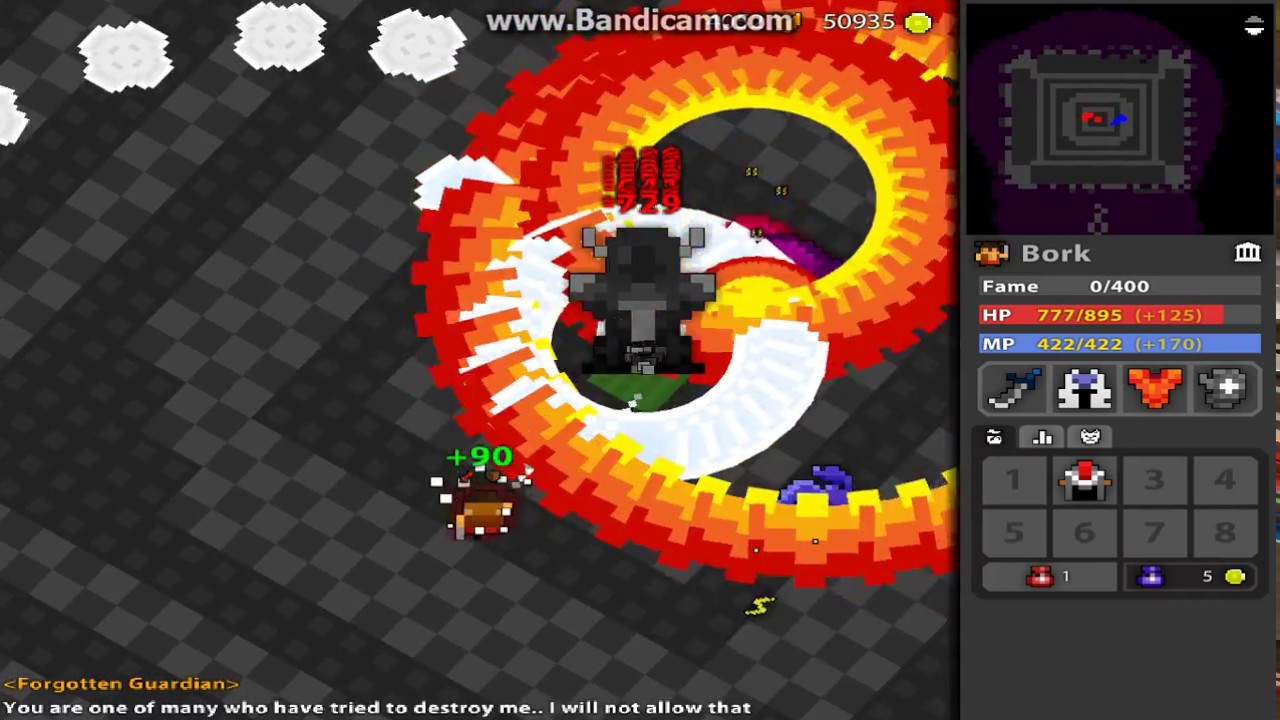 ROTMG Pserver - custom boss Forgotten Guardian - YouTube