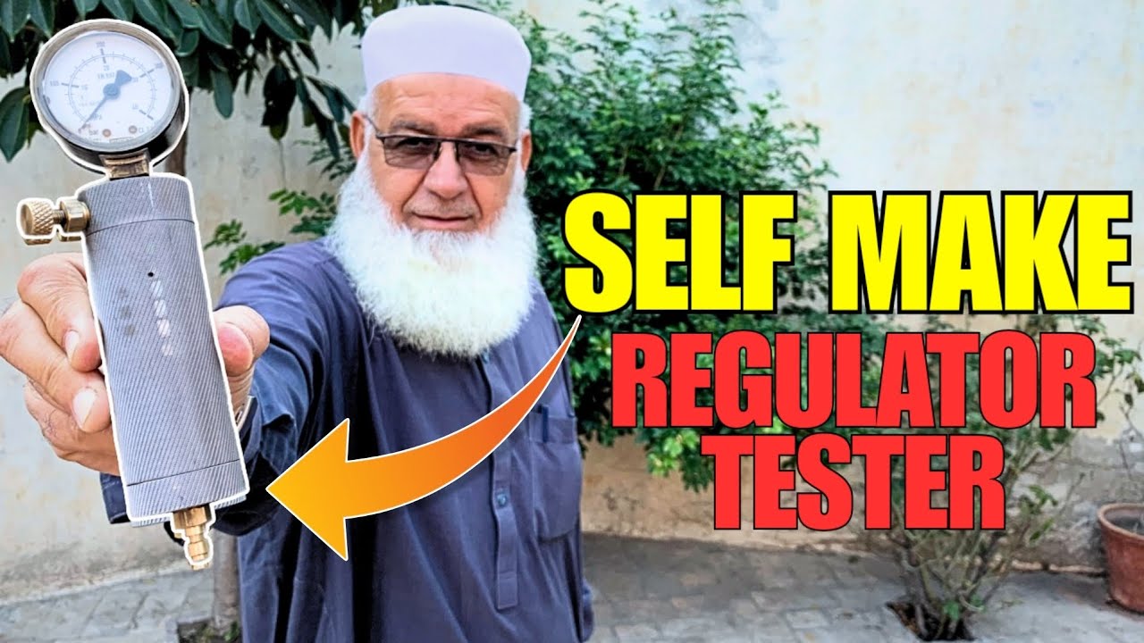 pcp airgun regulator tester homemade | pcp airgun parts available - YouTube