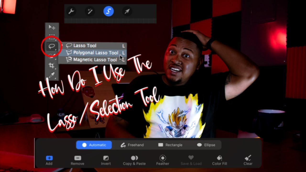 How To Use Lasso/Selection Tool - YouTube