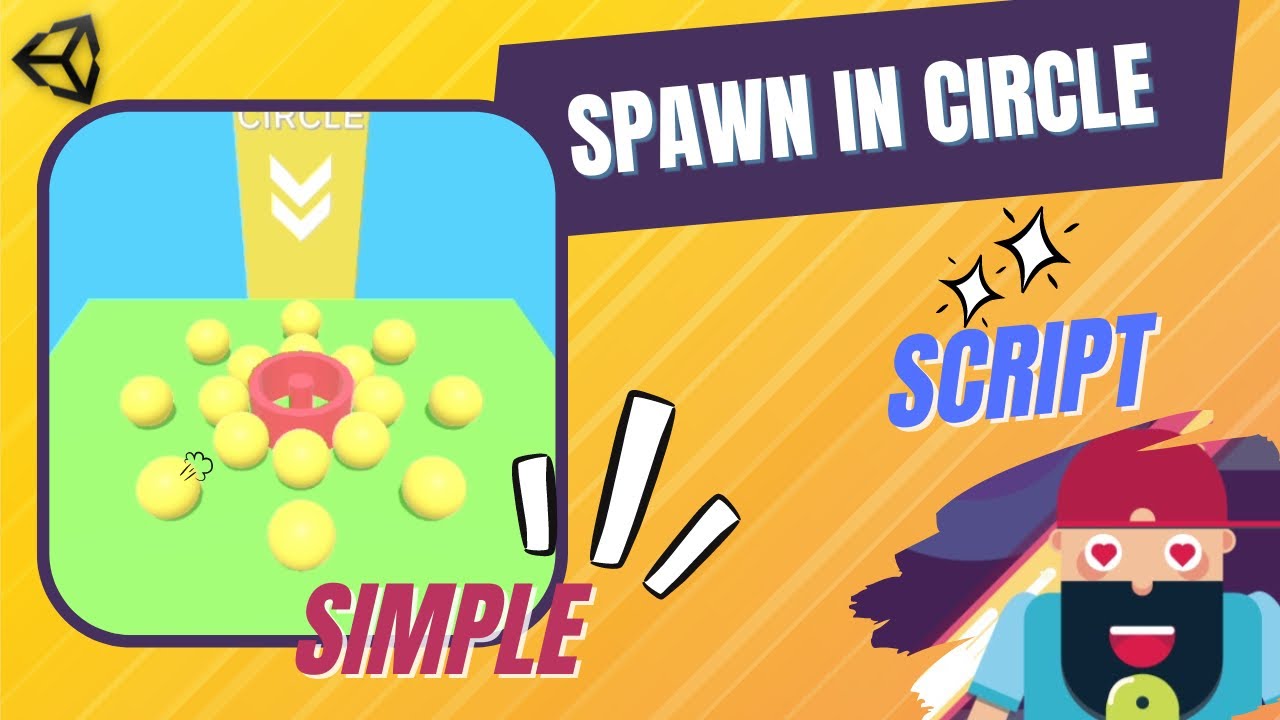 Creating a Circle Spawner Script in Unity3D - YouTube
