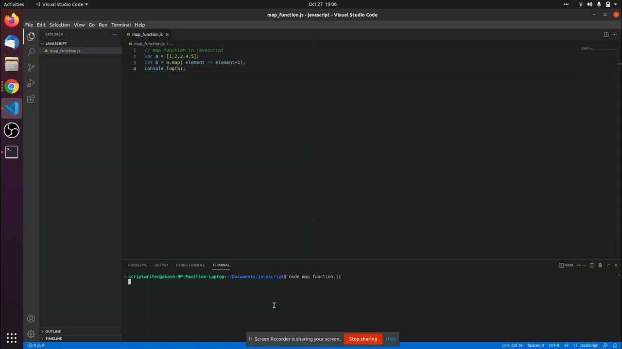 Javascript map() function - YouTube
