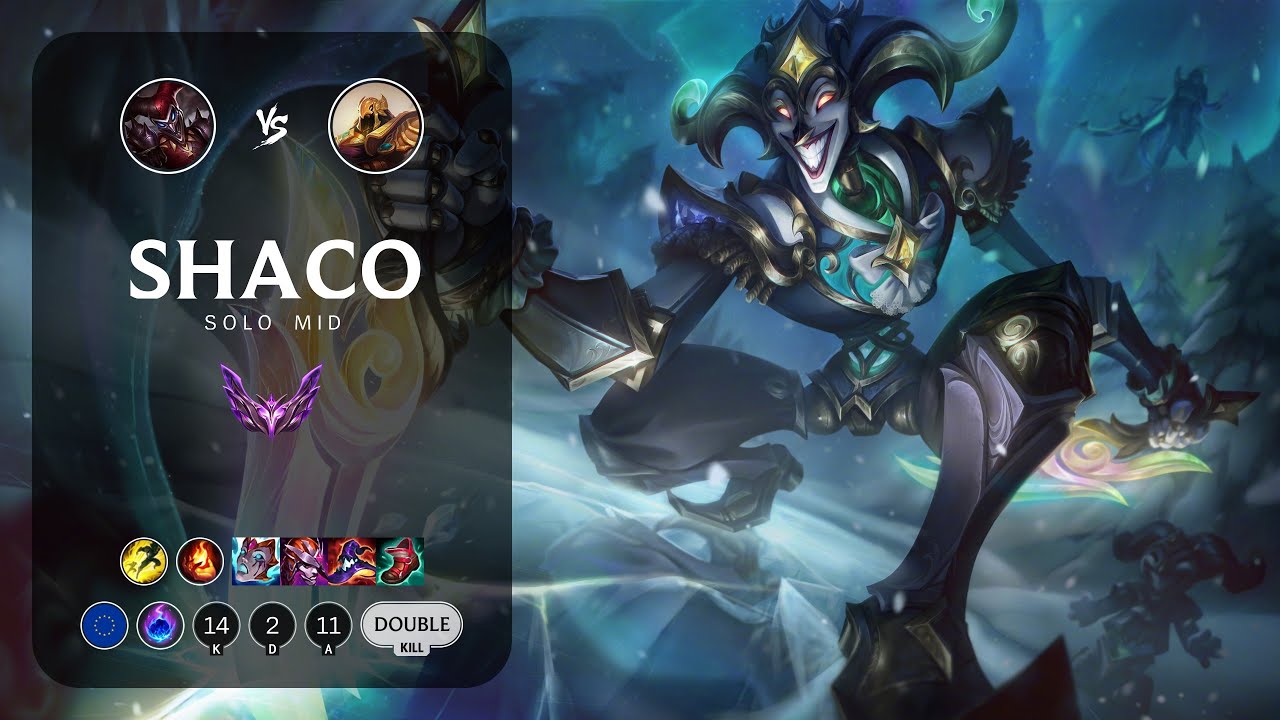 Shaco Mid vs Azir - EUW Master Patch 12.23 - YouTube
