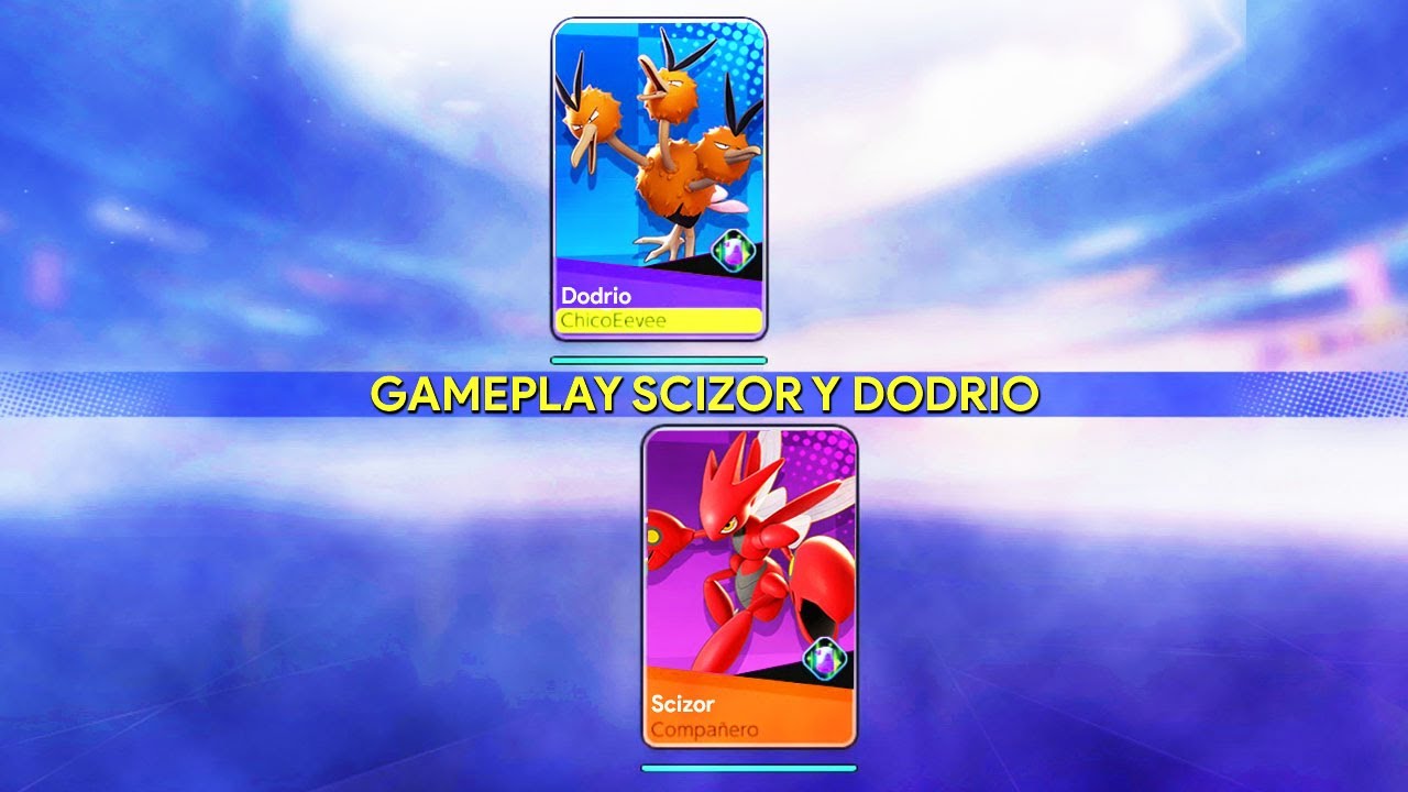 Nuevo Pokemon Scizor Y Dodrio Gameplay En Pokemon Unite Youtube
