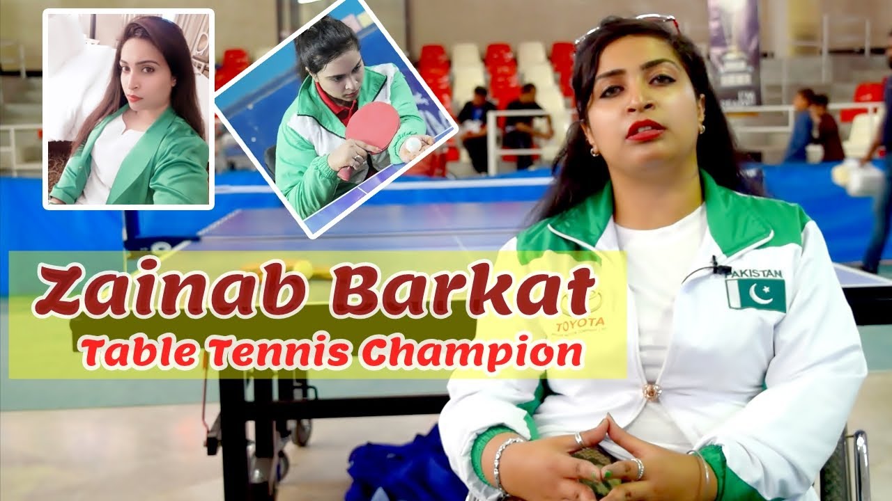 Zainab Barkat Table Tennis Player || Host | Nouman Rauf ...