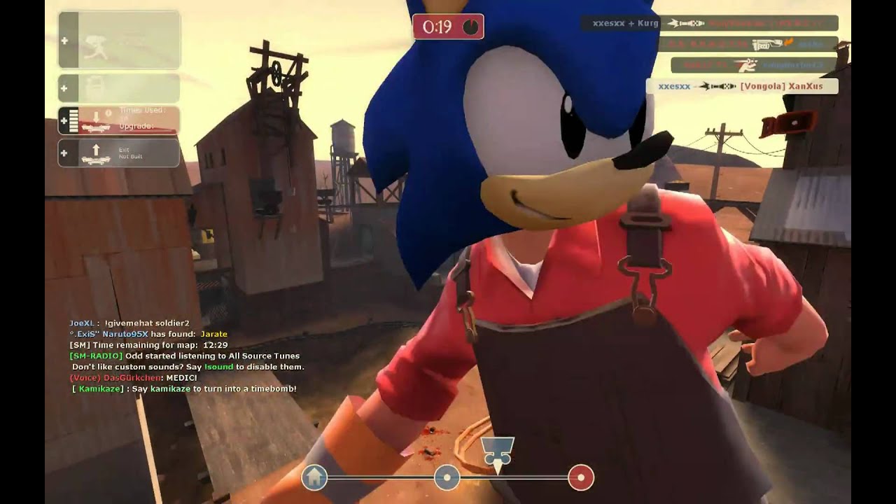 TF2 Sonic Hat - YouTube