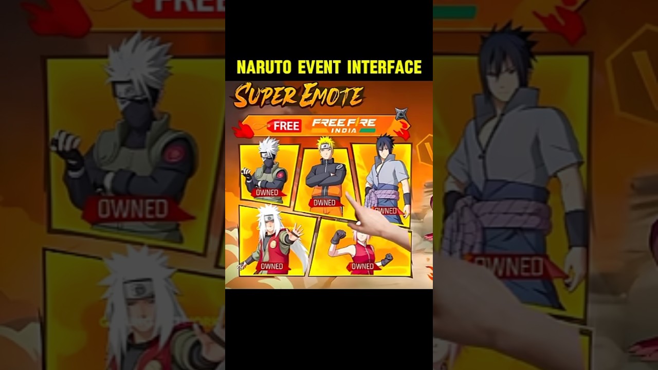 Naruto Event Interface Open Kaise Kare | Naruto Event Free Fire | Free ...