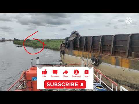 alur sungai terlalu sempit olah gerak tongkang jadi nabrak tukbot sungai baung