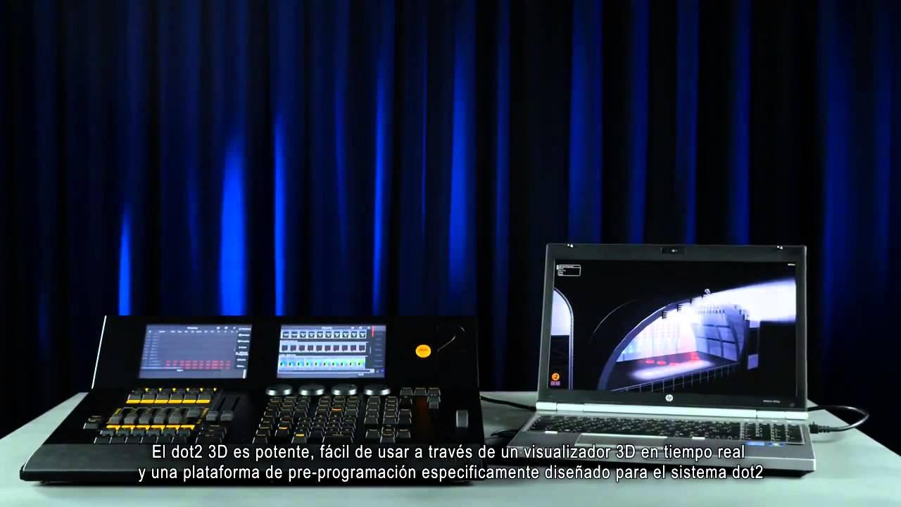 Características software MA Lighting dot2 Spanish - YouTube