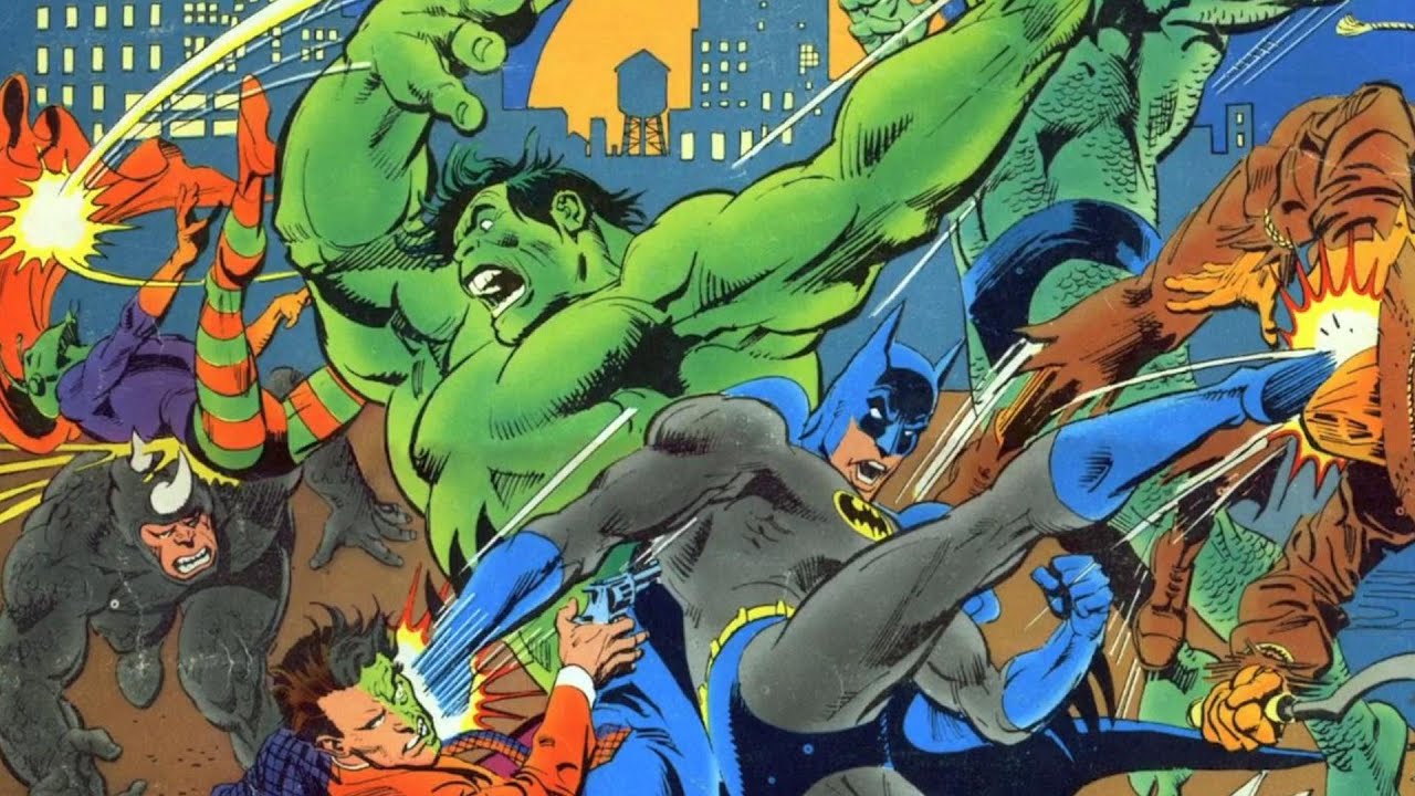 Batman vs Hulk (1981) Batman's first marvel crossover - YouTube
