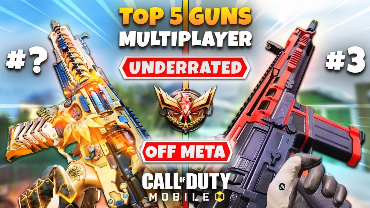 Top 5 OFF META Guns In Season 2 Multiplayer | COD Mobile | 5 Best OFF ...